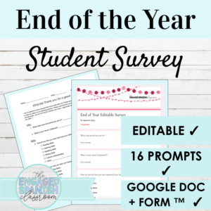 My 3 Favorite Reflection Strategies for Spanish Class • The Engaged ...